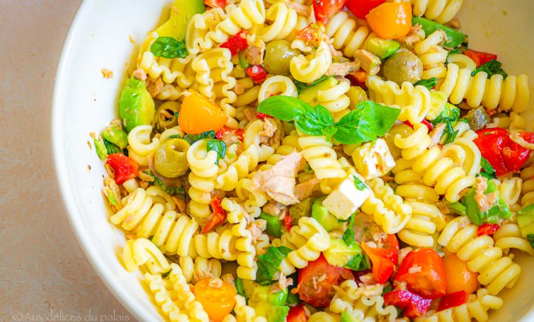 Salade De Pâtes Au Thon Facile · Aux Délices Du Palais