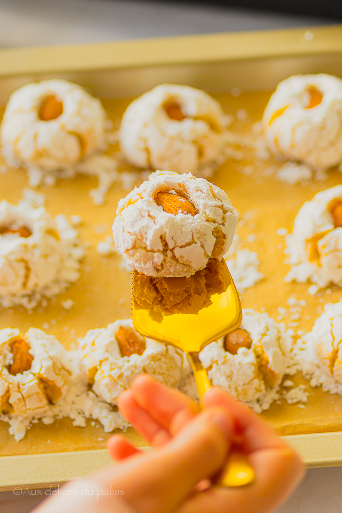 Amaretti biscuits italiens moelleux aux amandes · Aux délices du palais
